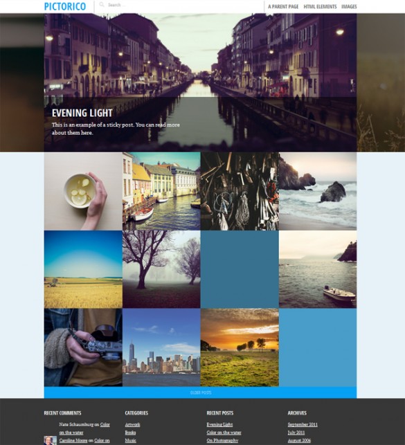 Top Free WordPress Themes of 2014